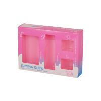 China PVC Window Cosmetic Paper Box Skin Care Set Packaging With Plastic Insert for sale