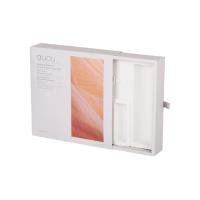 China White Cosmetic Drawer Box Packaging Skin Care Serum With Ribbon Handle for sale