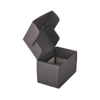 China Black Eco Friendly Corrugated Paper Mailer Box Packaging Candle Shipping for sale