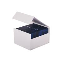 China White Foldable Magnetic Flip Cover Rigid Paper Gift Box Packaging Candle for sale