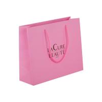 China Glossy Lamination Coated Paper Bags Packaging Cosmetic With Handle for sale