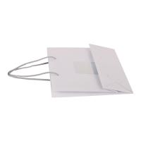 China FSC Hot Stamping Logo Paper Gift Bags Packaging Clothing With Handle for sale