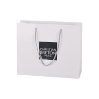 China FSC Hot Stamping Logo Paper Gift Bags Packaging Clothing With Handle for sale