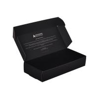 China Matt Lamination Corrugated Boxes Packaging Eye Patch Set Black Coated Paper for sale