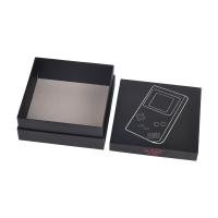 China Black Cardboard Electronics Paper Box Packaging Games Console With Lids And Bottom for sale