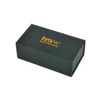 China Green Coated Paper Gift Boxes Packaging Tea Product Magnetic Foldable for sale