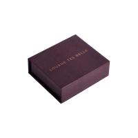 China Rectangle Coated Paper Magnetic Gift Boxes Jewelry Packaging With Foam Insert for sale
