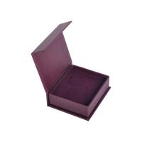 China Rectangle Coated Paper Magnetic Gift Boxes Jewelry Packaging With Foam Insert for sale