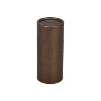 China Sturdy Brown Embossing Cardboard Paper Tube For Essential Oil Packaging for sale