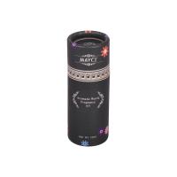 China Black Offset Printing Cardboard Paper Tube Cylinder Packaging Cosmetic Small for sale