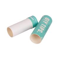 China Green Offset Printing Cardboard Paper Tube Cylinder Packaging Gift Eco - Friendly for sale