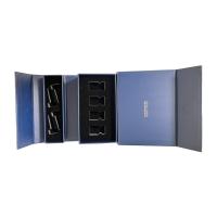 China Custom Folding Personalize Packaging Cardboard Rigid Box Clothing Magnetic Foldable Gift Box With Ribbon for sale