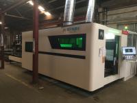 China 1500W 4000W CNC Fiber Laser Cutting Machine IPG MAX 3015 Exchange Table With Cover for sale