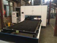 China 1500W 4000W CNC Fiber Laser Cutting Machine IPG MAX 3015 Exchange Table With Cover for sale