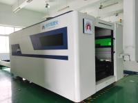 China 1500W 4000W CNC Fiber Laser Cutting Machine IPG MAX 3015 Exchange Table With Cover for sale