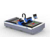 China 1050mm 1520mm Fiber Laser Cutting Machine for Stainless Steel Brass 1000W for sale
