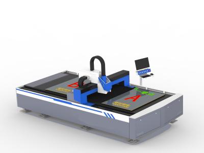 China 1050mm 1520mm Fiber Laser Cutting Machine for Stainless Steel Brass 1000W for sale