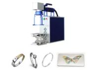 China Mopa Color Metal 50W 3D Fiber Laser Marking Machine for Deep Engraving for sale
