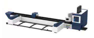 China Double Pneumatic Chuck 6500mm CNC Laser Tube Cutting Machine for sale