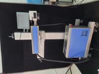 China 30W Fiber Flying Laser Marking Machine IPG Max Raycus 110x110mm Marking Area for sale
