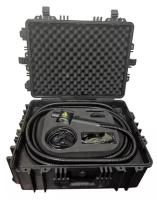 China Fully Enclosed 480W Portable Laser Rust Removal Machine for sale