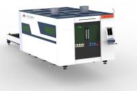 China 50mm Enclosed 4000mm Fiber Laser Cutting Machine for Steel Plate 1000W-6000W for sale