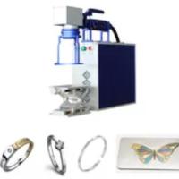China Mopa Color Metal 50W 3D Fiber Laser Marking Machine for Deep Engraving for sale