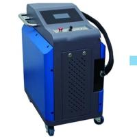 China Hand Pushing Single Phase 100W Laser Metal Rust Remover for sale