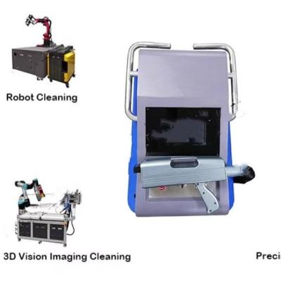 China 60mm 500W Portable Laser Cleaning Machine CE Water Cooling for Rust Paint Removal for sale
