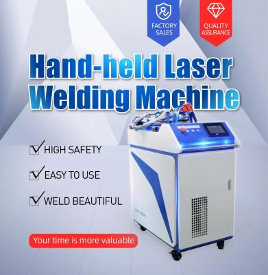China 500W 1080nm Handheld Laser Welding Machine with CW Water Cooling for Metal for sale