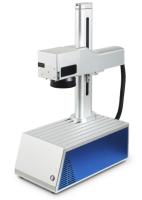 China MAX Raycus 20W Mobile Fiber Laser Engraver Foldable Detachable for sale