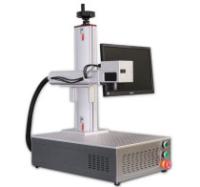 China 20W Desktop Fiber Laser Marking Machine 110x110mm Air Cooling Raycus MAX for sale