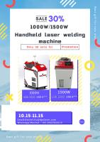 China 1000W 1080nm Handheld Fiber Laser Welding Machine Water Cooling 220V for sale