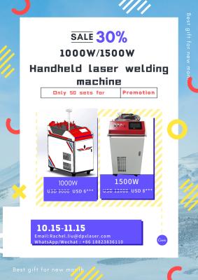 China 1000W 1080nm Handheld Fiber Laser Welding Machine Water Cooling 220V for sale