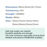 China ST White Zirconia Block for sale