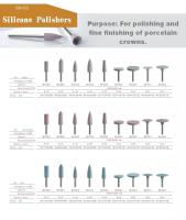 China Dental Silicone Polishers Coarse Mid-Coarse Fine For Porcelain Crown Polishing Finishing for sale
