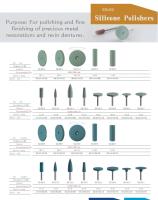 China Dental Silicone Polishers Coarse Mid-Coarse Fine Extra Fine For Precious Metal Resin Denture for sale