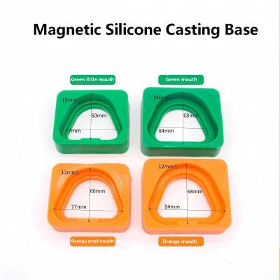 China Dental Magnetic Silicone Casting Base for Stone Model Fabrication for sale