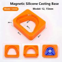 China Dental Magnetic Silicone Casting Base for Stone Model Fabrication for sale