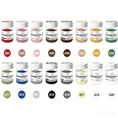 China CERAMIX STAIN Dental Ceramic Glaze Stain Liquid Kit for sale