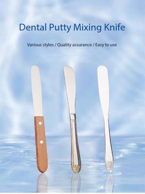 China Dental Gypsum Mixing Spatula – Alginate Impression Material Tool for Dental Laboratory Workflow for sale