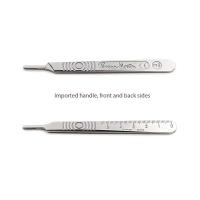 China Engraved Ruler Dental Knife Handle – Interchangeable Blade Holder for Wax Carving & Restoration Work for sale