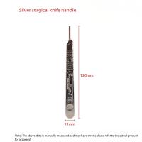 China Engraved Ruler Dental Knife Handle – Interchangeable Blade Holder for Wax Carving & Restoration Work for sale