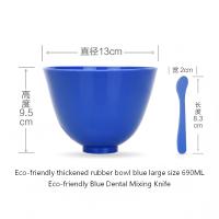 China Dental Silicone Mixing Bowl for Alginate & Gypsum – Flexible Lab Material Mixing Container for sale