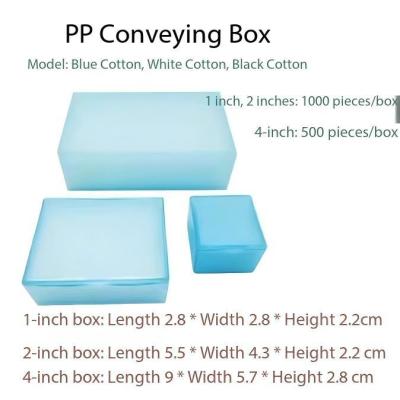 China Dental PP/PS Storage Box with Sponge – 1/2/4 Inch Denture Transport Container for Lab Use for sale