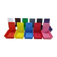 China Heavy Duty Dental Plaster Model Transfer Tray With Metal Info Clip For Dental Prosthesis Lab for sale