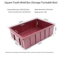 China Quare Dental Model Turnover Box For Lab Storage And Workflow Management for sale
