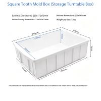 China Quare Dental Model Turnover Box For Lab Storage And Workflow Management for sale