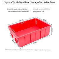 China Quare Dental Model Turnover Box For Lab Storage And Workflow Management for sale