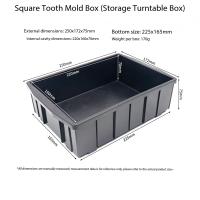 China Quare Dental Model Turnover Box For Lab Storage And Workflow Management for sale